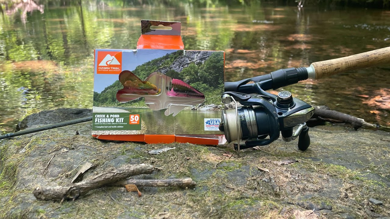 Fishing The Last Of My Ozark Trail Creek And Pond Kit - YouTube