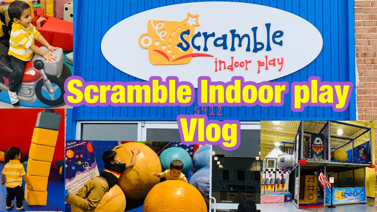 Scramble Indoor Play 5412 vlog/surya vlogs /Blippi Indoor play grounds ...