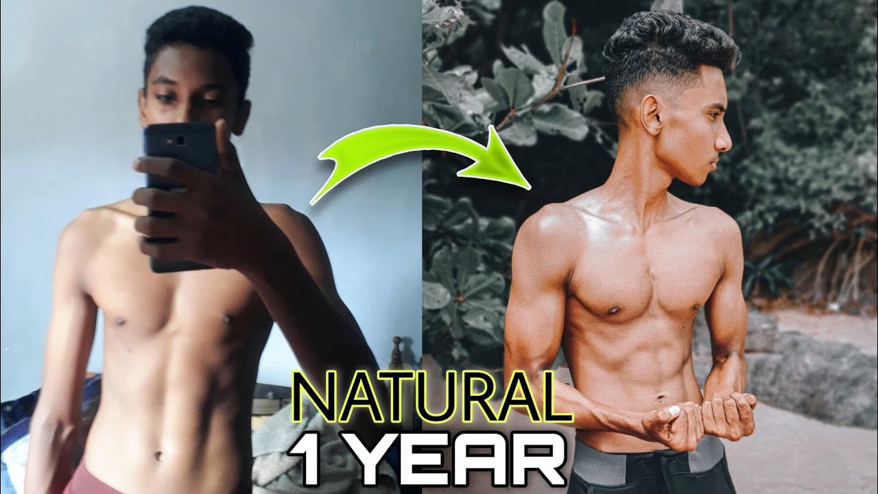 1 Year Natural Body Transformation 17-18- Arfitness - YouTube