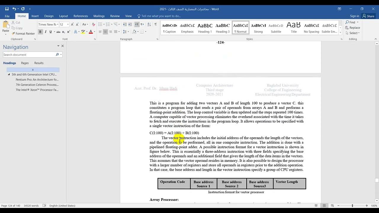 Computer Architecture Lecture 33 vector processor - YouTube