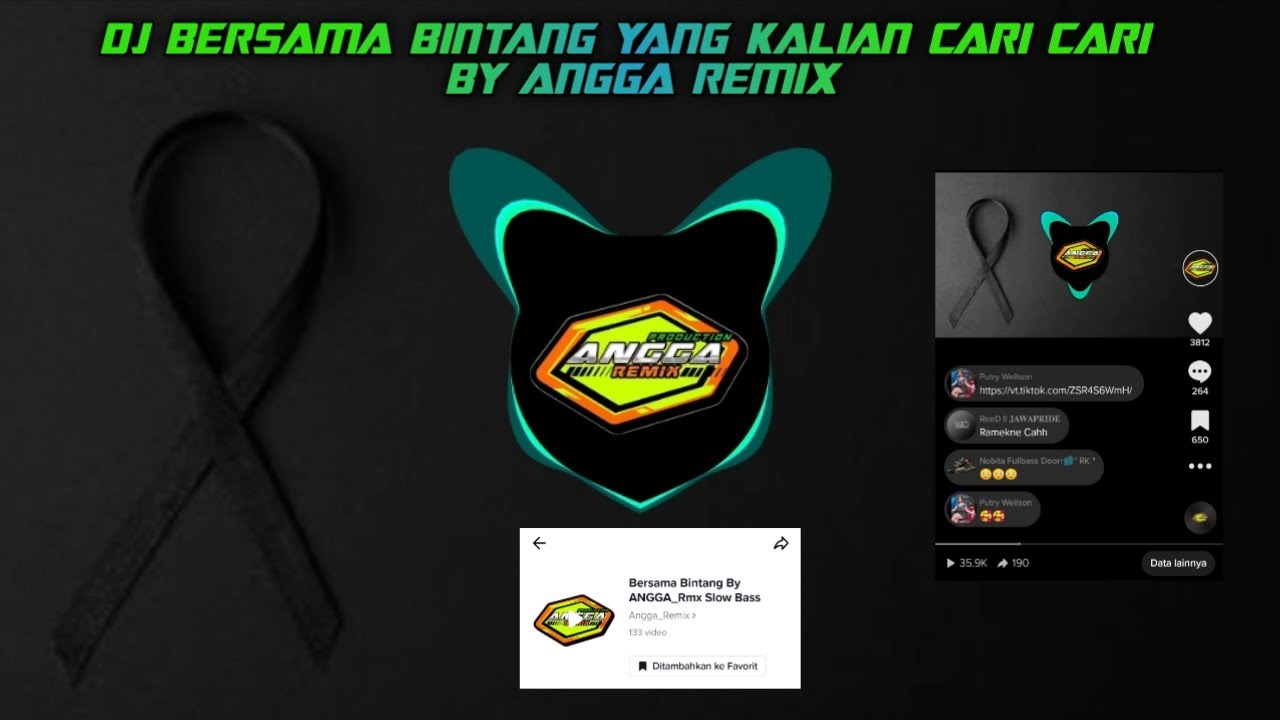 DJ BERSAMA BINTANG By Angga Remix!!!ENAK BUAT CEK SOUND - YouTube