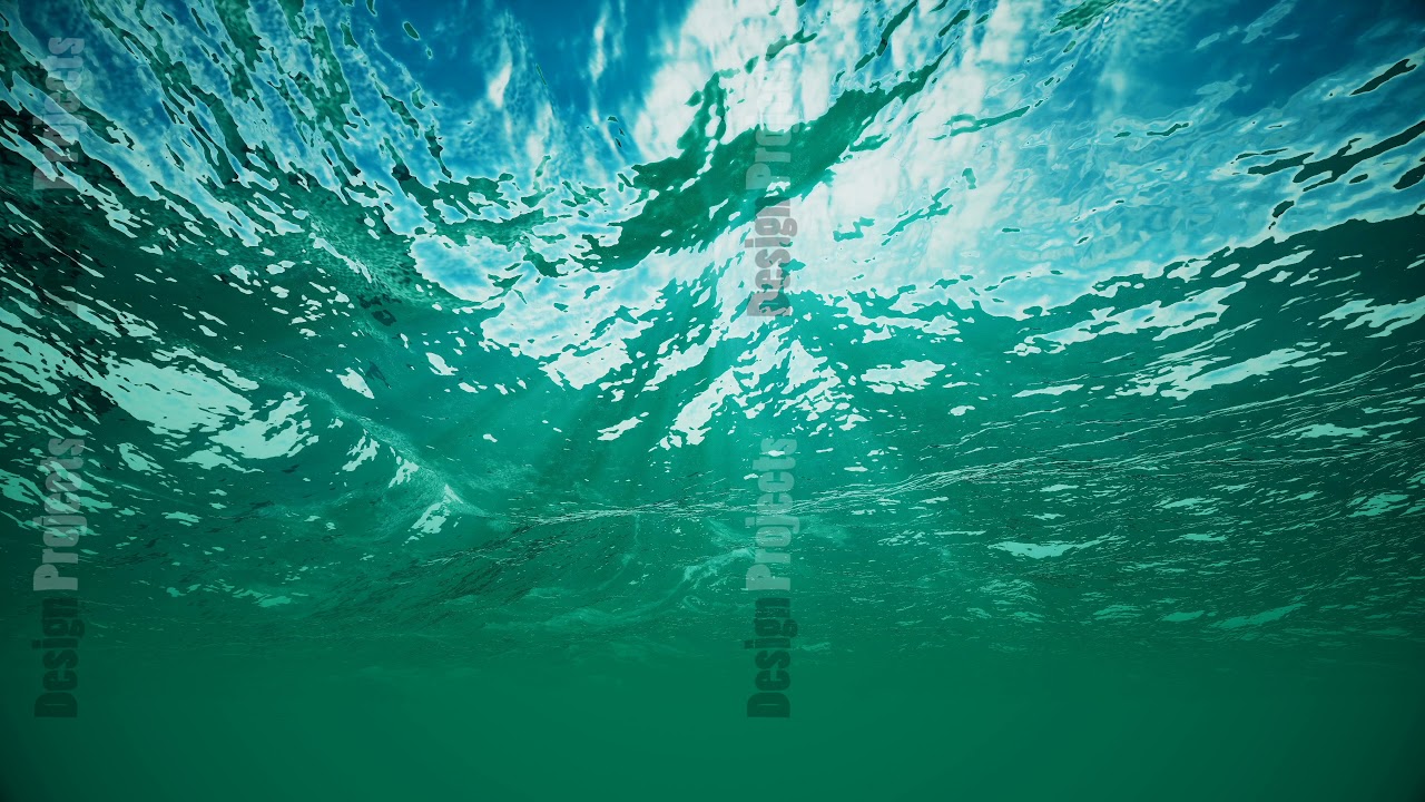 Animation of sea waves from underwater. Loopable - YouTube