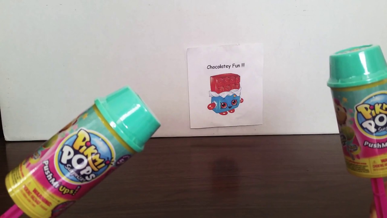 Popping a Push me up Pikmi Pop - YouTube