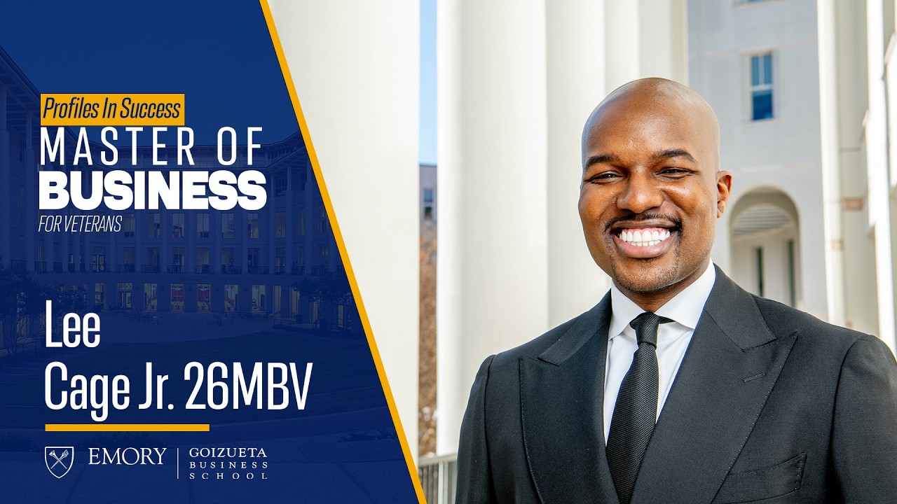 Emory's Connected Veteran Community | Lee Cage Jr. 26MBV - YouTube