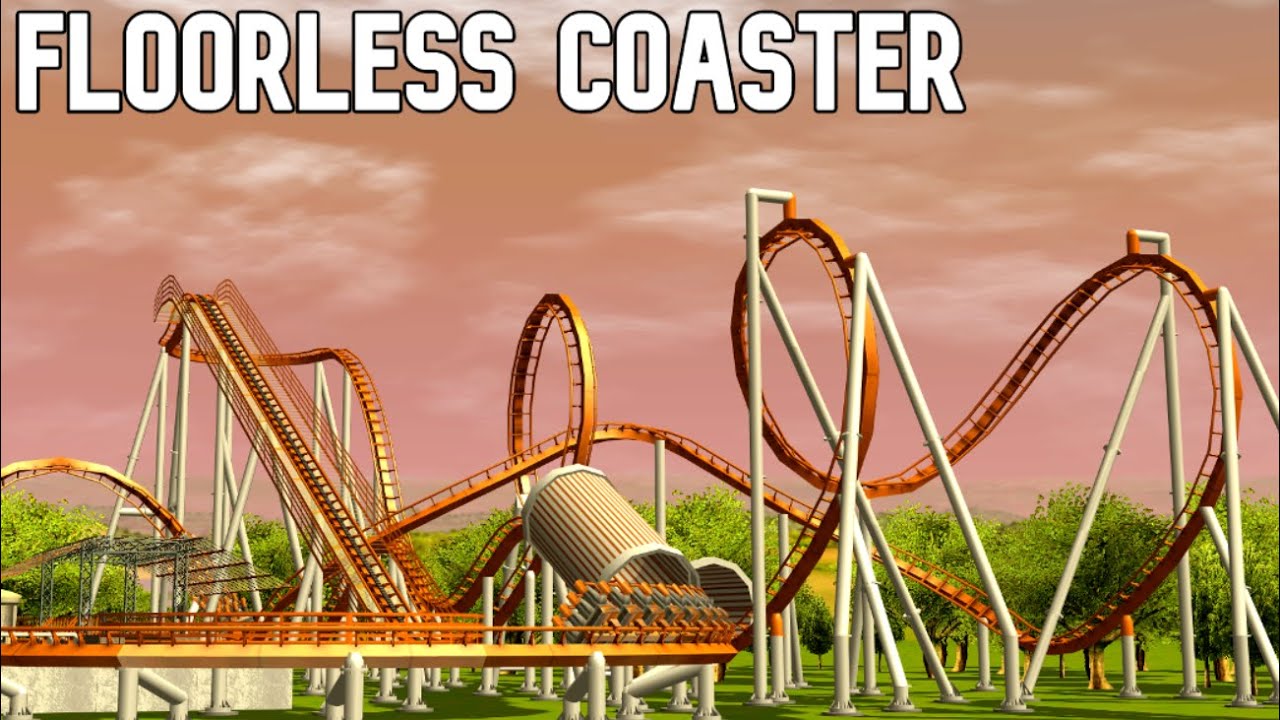 RCT3 Coaster Challenge #11 - Floorless Coaster - YouTube