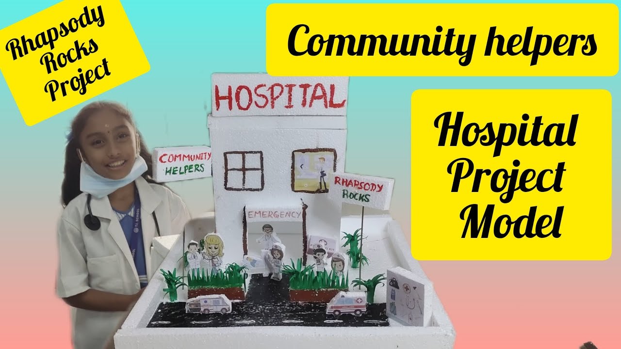 Hospital project model 🏥🩺🧑‍⚕️ #pravinosvlogs #hospital #craft # ...