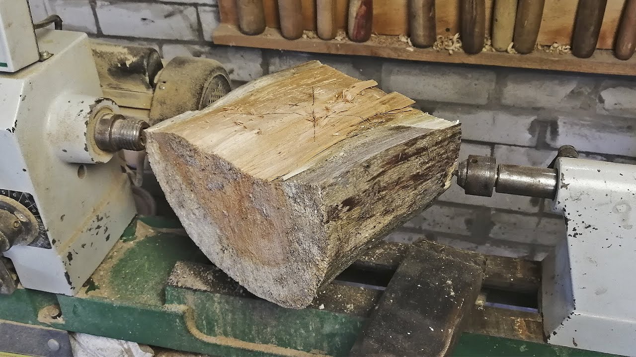 Woodturning - the weeping willow - YouTube