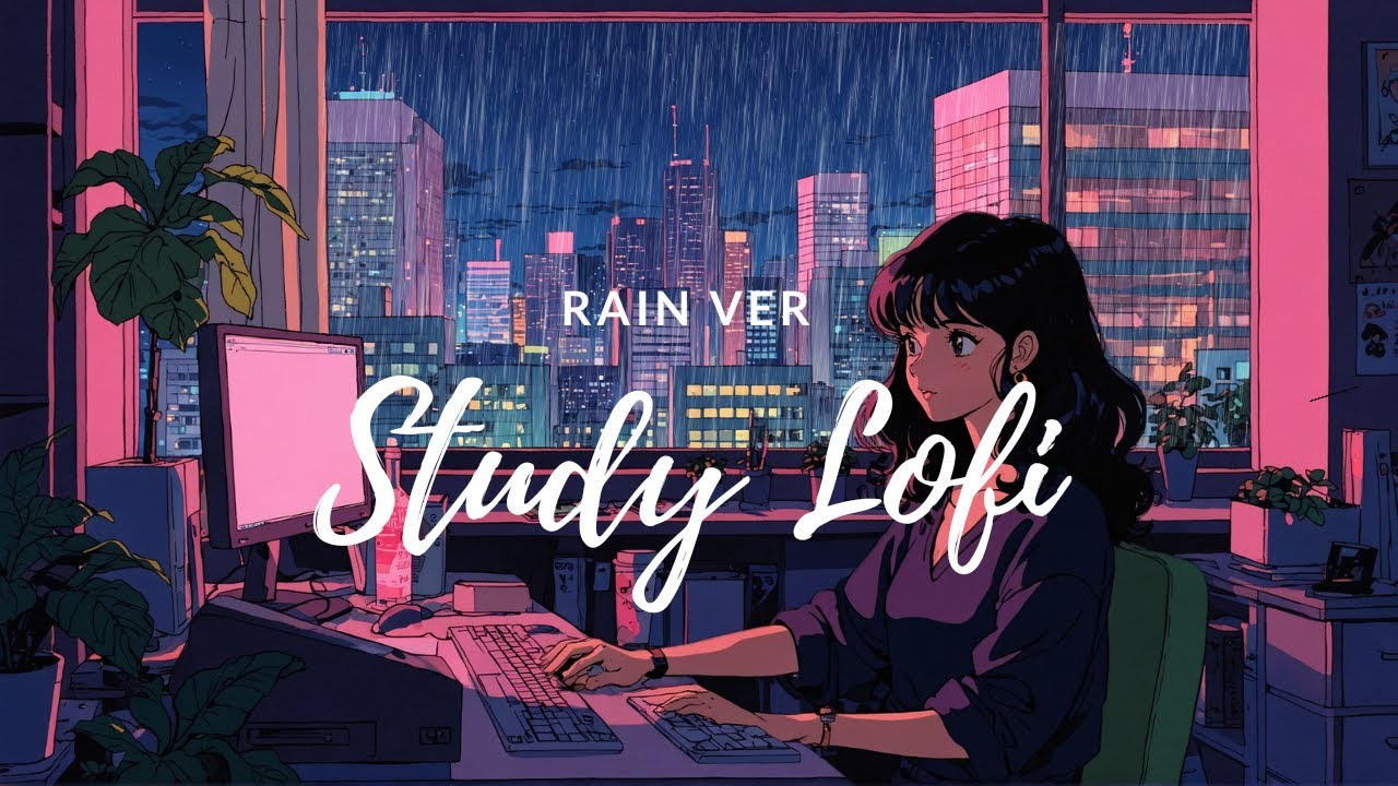 Rain ver "After Hours Tokyo: LOFI Vibes for Late Night Study/work”💻 ...
