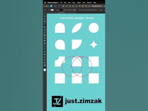 How to Create Different Shapes Using the Corner Tool | Affinity Designer Tutorial - YouTube