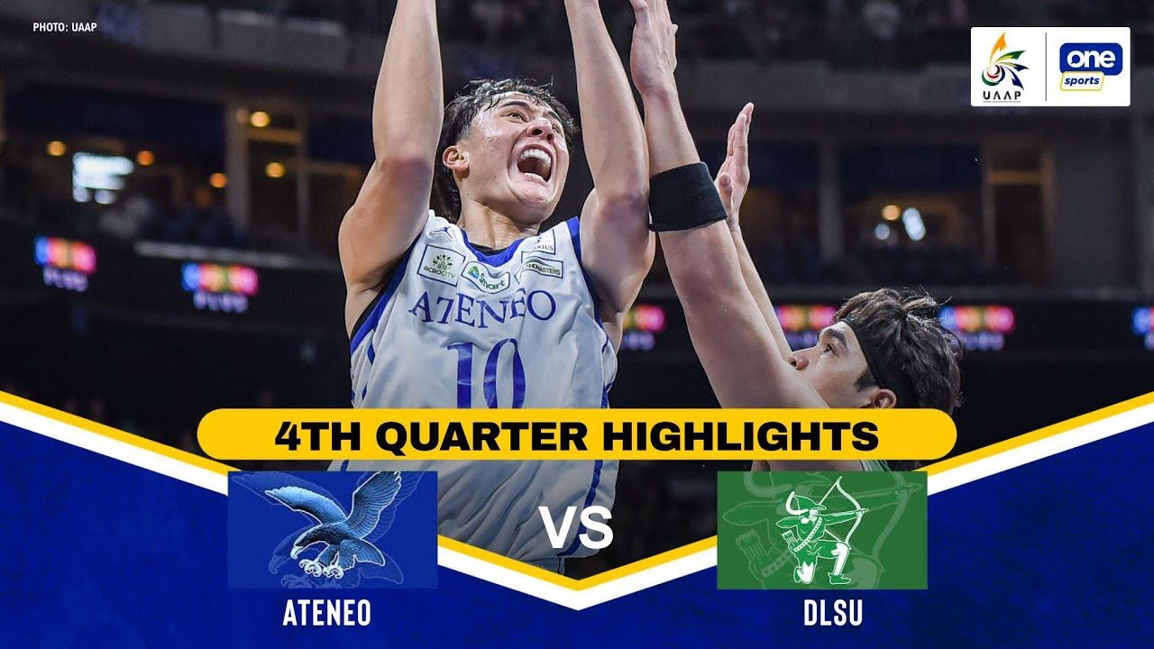 ATENEO vs. DLSU | 4TH QUARTER HIGHLIGHTS | UAAP SEASON 88 MEN’S ...