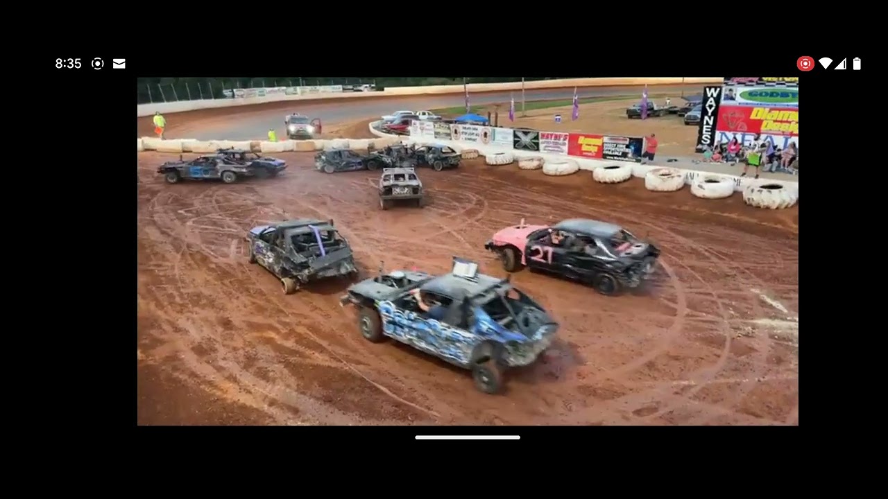 lake Cumberland speedway derby 8-19-23 mini cars heat 1 - YouTube