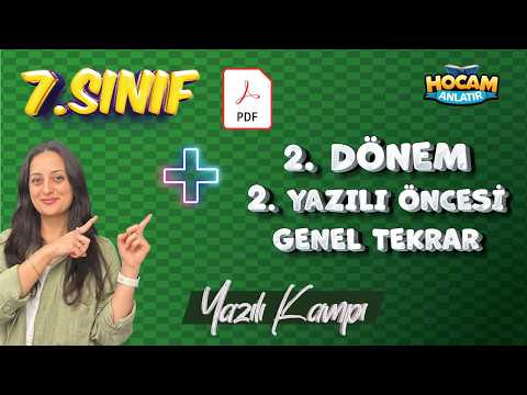 7. Sınıf Fen Bilimleri | 2. Dönem 2. Yazılı Genel Tekrar