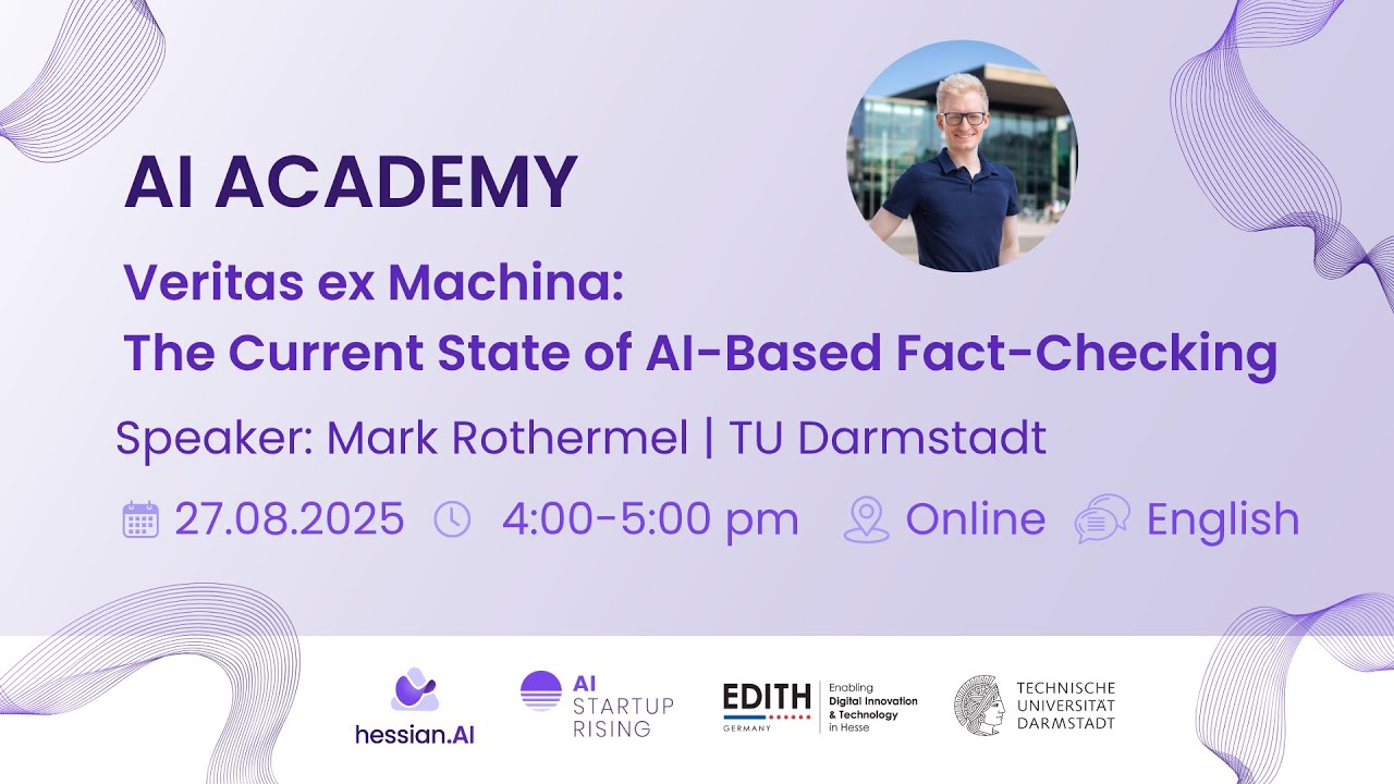 AI Academy | The Current State of AI-Based Fact Checking | Mark ...