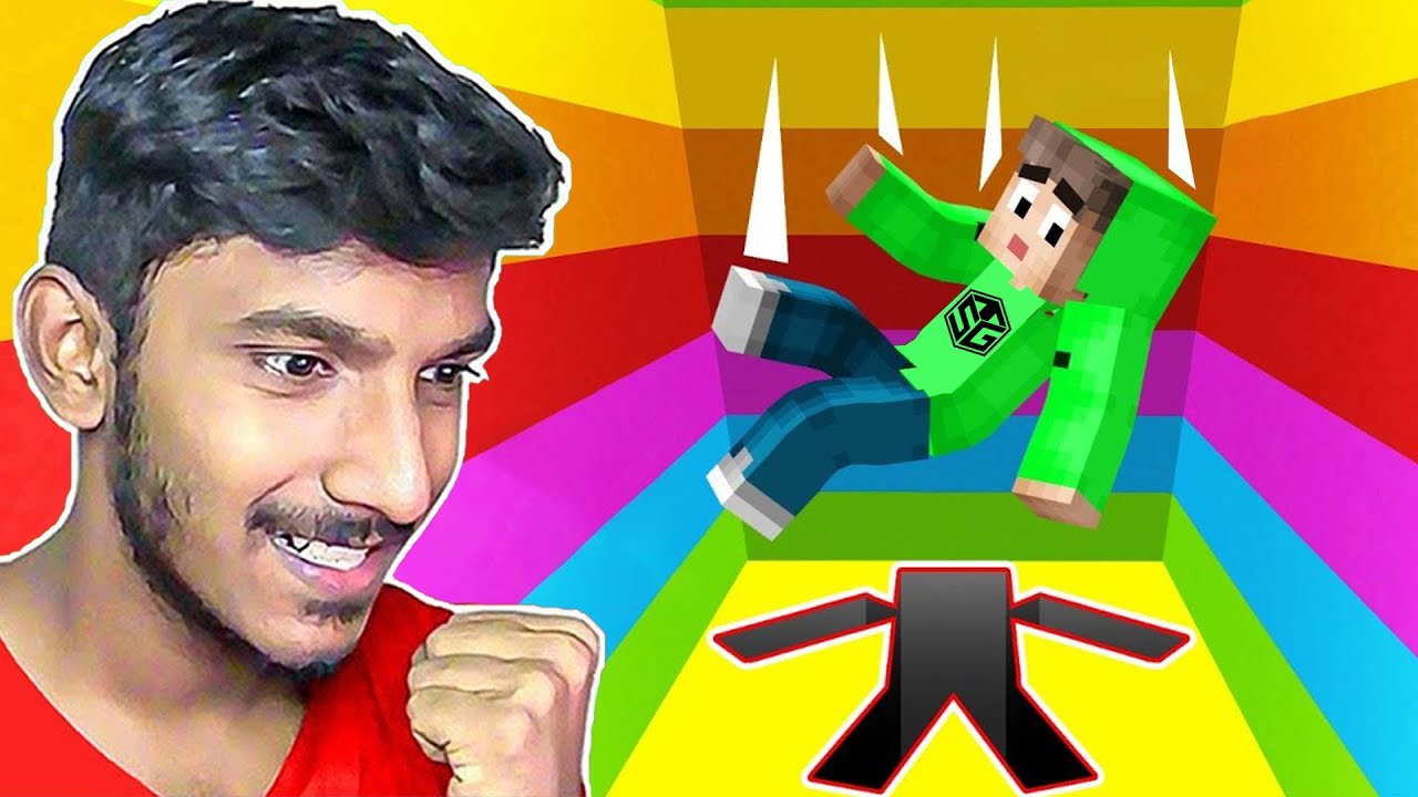 IMPOSSIBLE MINECRAFT RAINBOW DROPPER ! - EP 1- Minecraft Tamil Funny ...