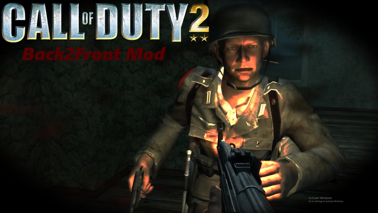 Call of duty 2 back2Fronts Mod Part 9 (Veteran) - YouTube