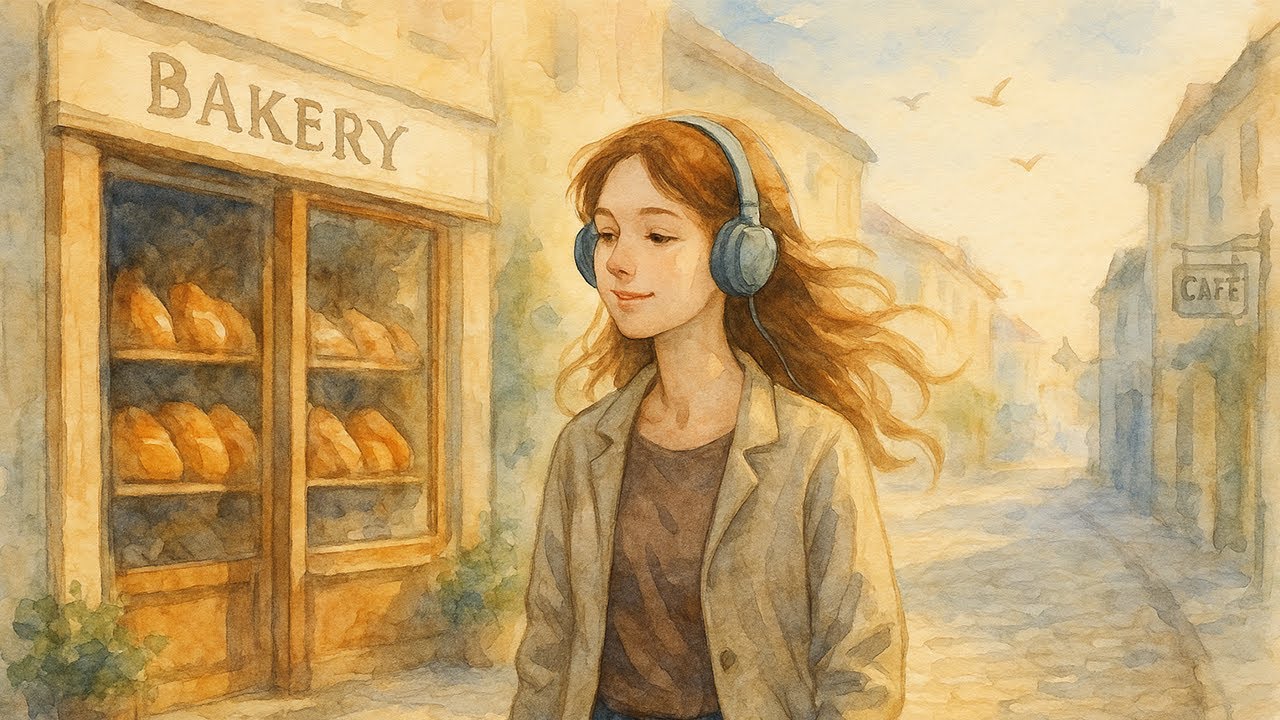 Walking Past The Bakery Just Before Noon | Lo-Fi Lounge With... - YouTube