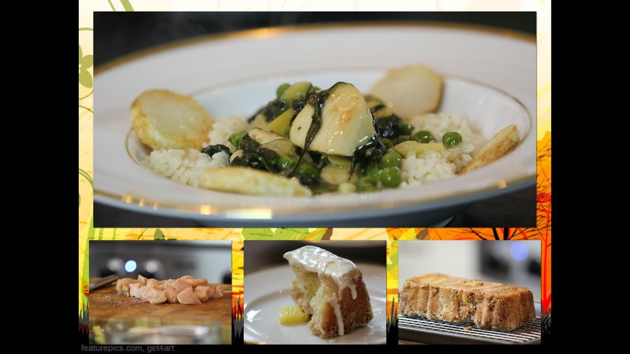 Chicken Fafa with Spinach, Polynesian Pull-Apart Cake with pineapple ...