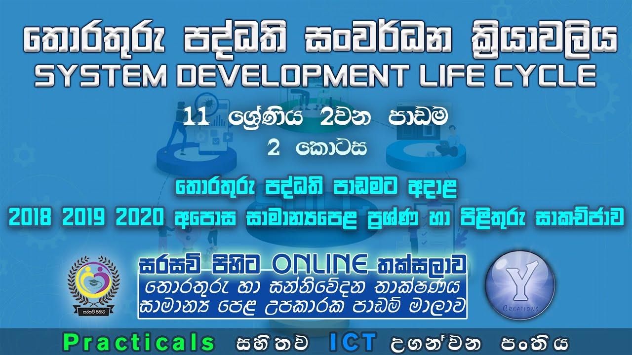System Development Life Cycle Grade 11 | ICT Lesson 2 | Part II | Paper ...