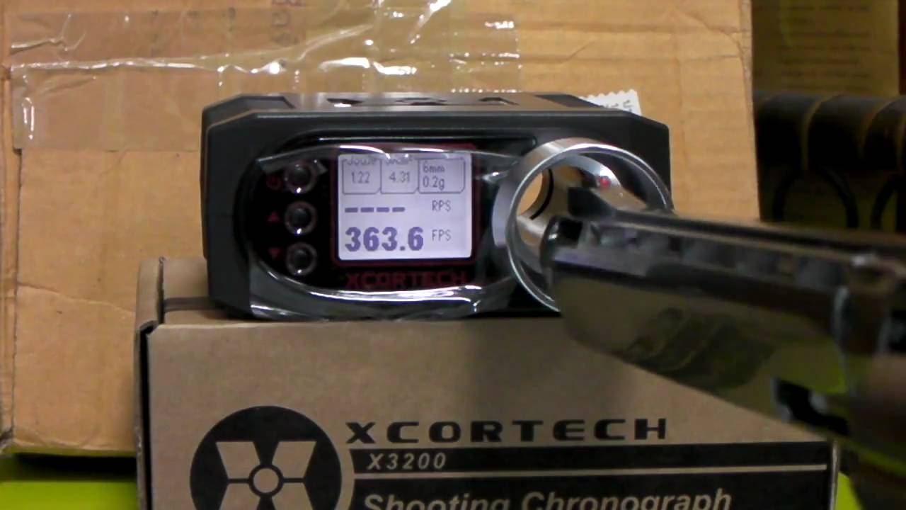 airsoft chrono : Wingun revolver 8 inch (2) - YouTube