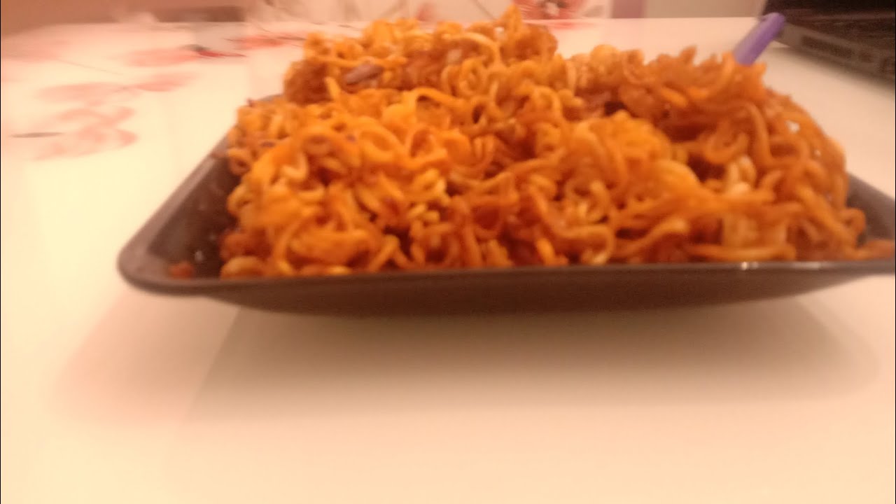 Fried Maggie || Recipe by Anjana - YouTube