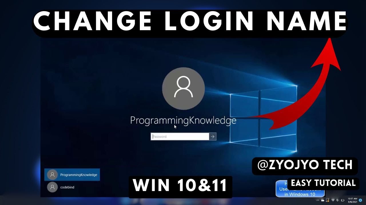 how to change username in windows 10 | laptop me username kaise change ...