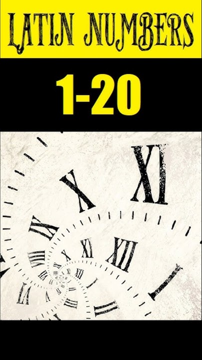 Latin Numbers from 1-20 #latin #language #languagelearning - YouTube