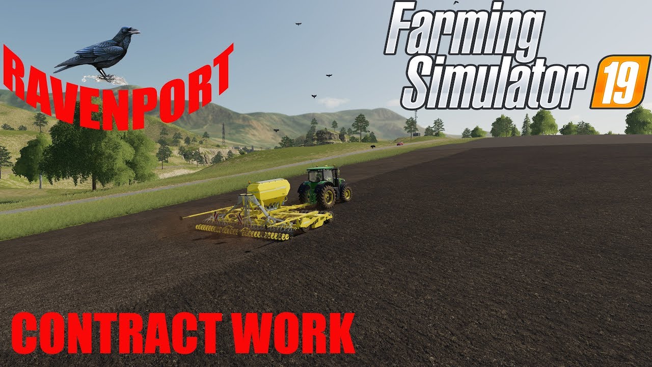 Ravenport Ep 29 Farming Simulator 19 Some contract work - YouTube