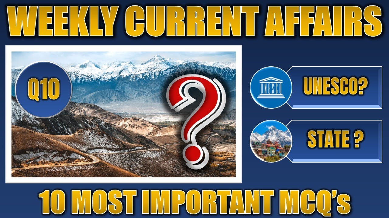 Top 10 Weekly Current Affair MCQs | 29 to 5 October 2025 | Must-Know GK ...