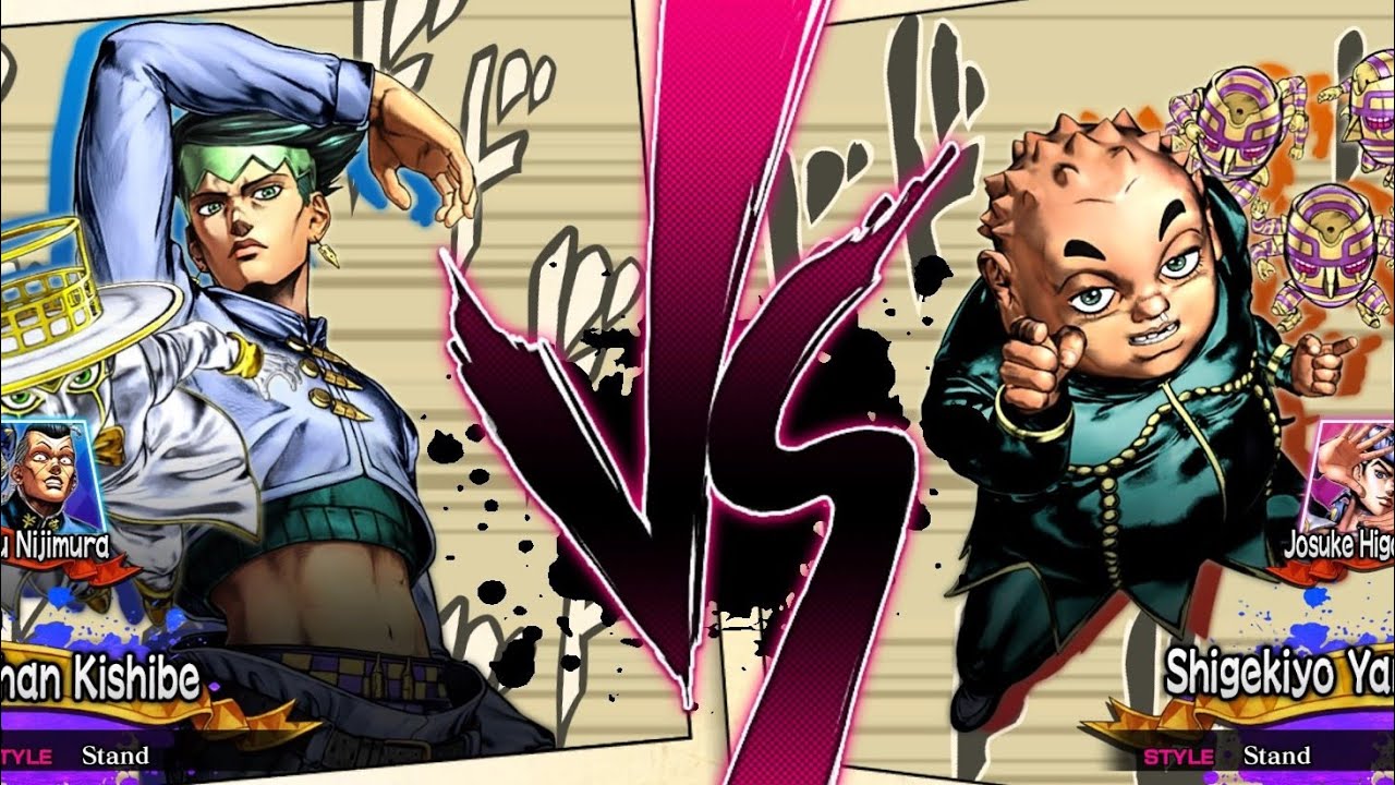 KISHIBE ROHAN VS SHIGEKIYO YANGU | JOJO DIAMOND IS UNBREAKABLE | JJBA ...