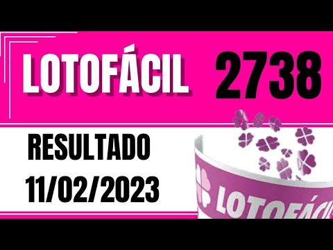 🍀 Resultado Da Lotofácil 2738 - Premiação Estimada em R$ 1,5 Milhão