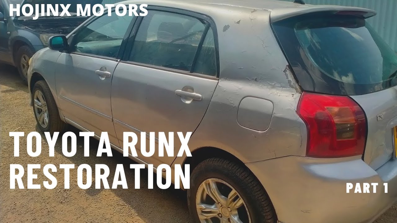 Toyota RunX restoration. Part 1 - YouTube
