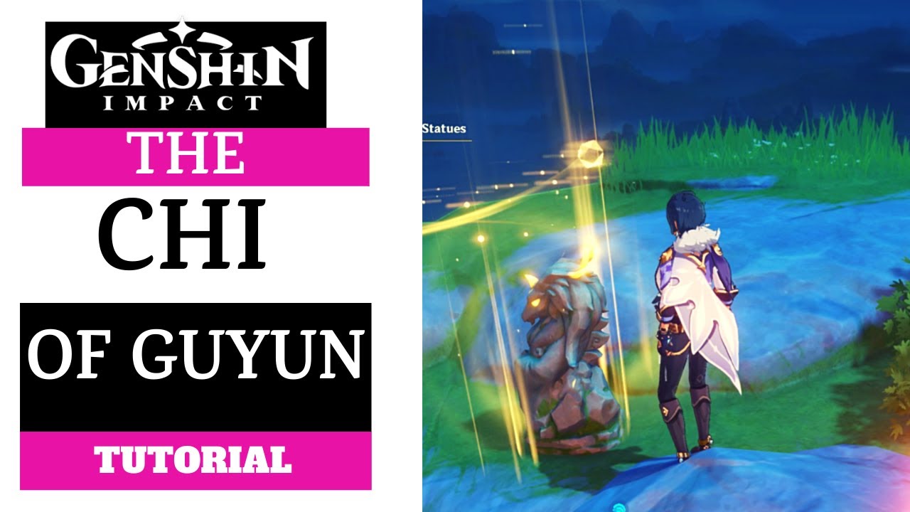 The Chi of Guyun fragment near the geo statue – Genshin Impact - YouTube