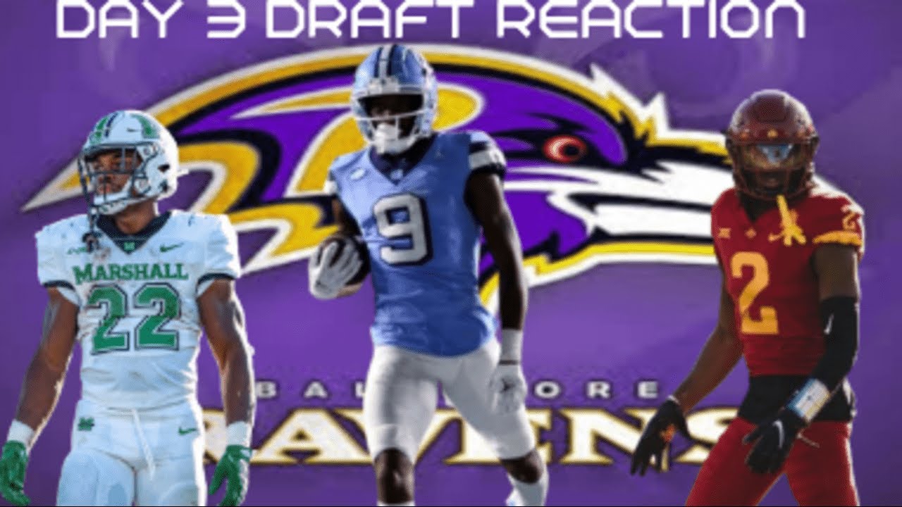 Day 3 Reaction: Ravens STRONG Draft Class Is Complete! #Ravens # ...
