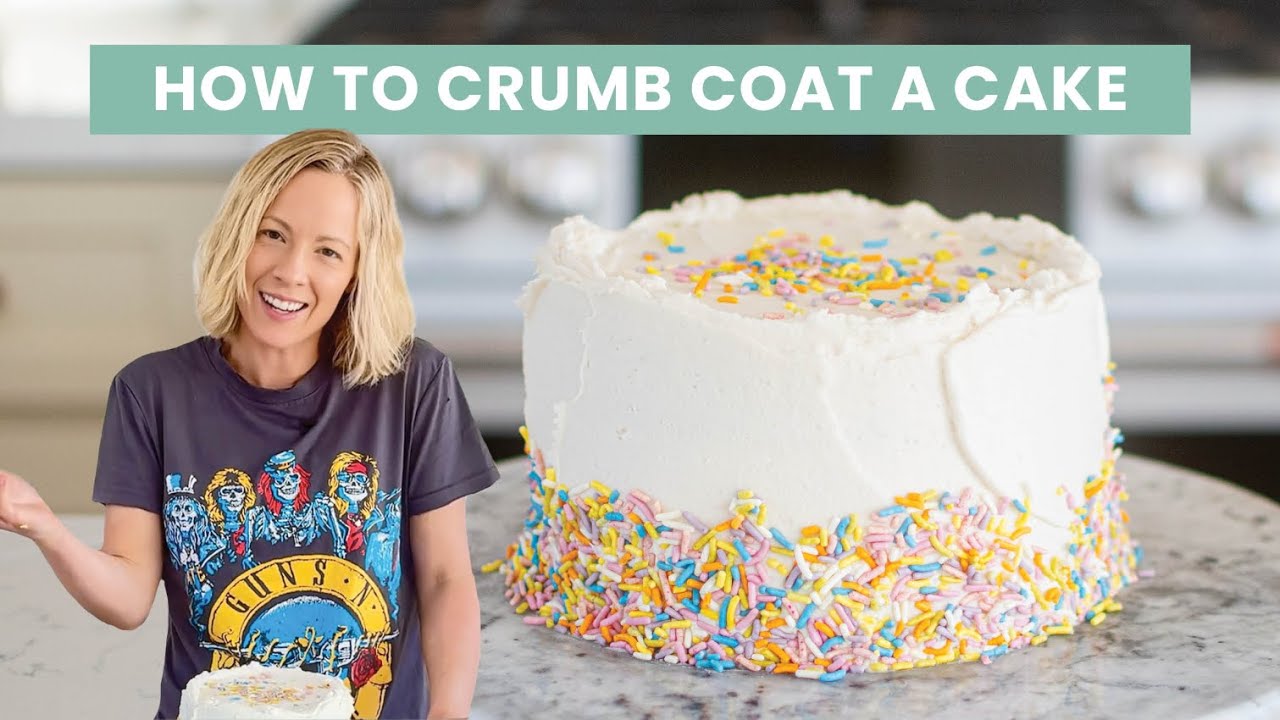 How to Crumb Coat a Cake for Perfectly Frosted Cakes Every Time! - YouTube