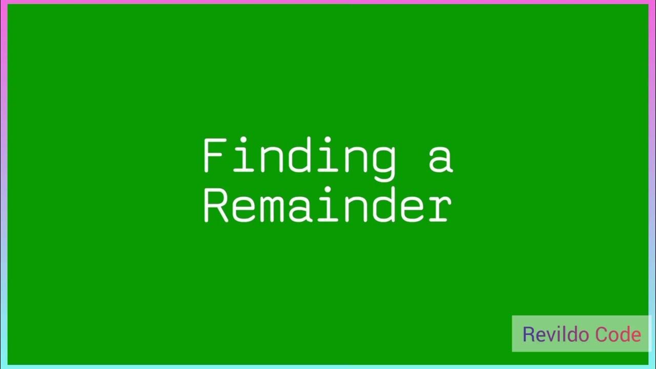 Reminder In Javascript Javascript Full Course Javascript Revildo Code Youtube