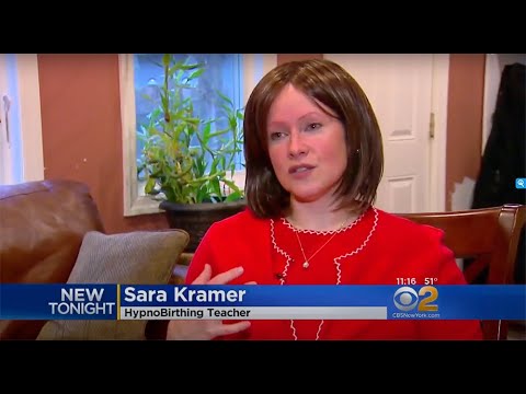 Sara Kramer on CBS News about HypnoBirthing - YouTube