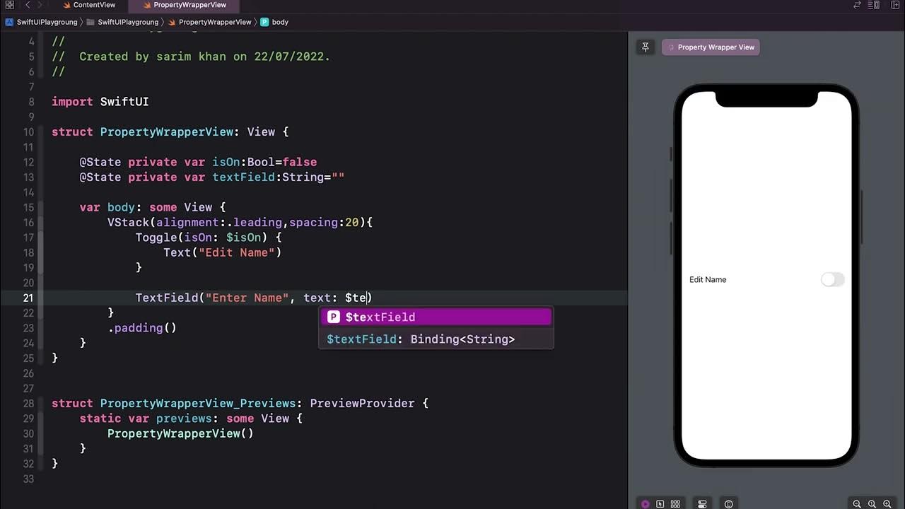 Swiftui Property Wrapper Youtube