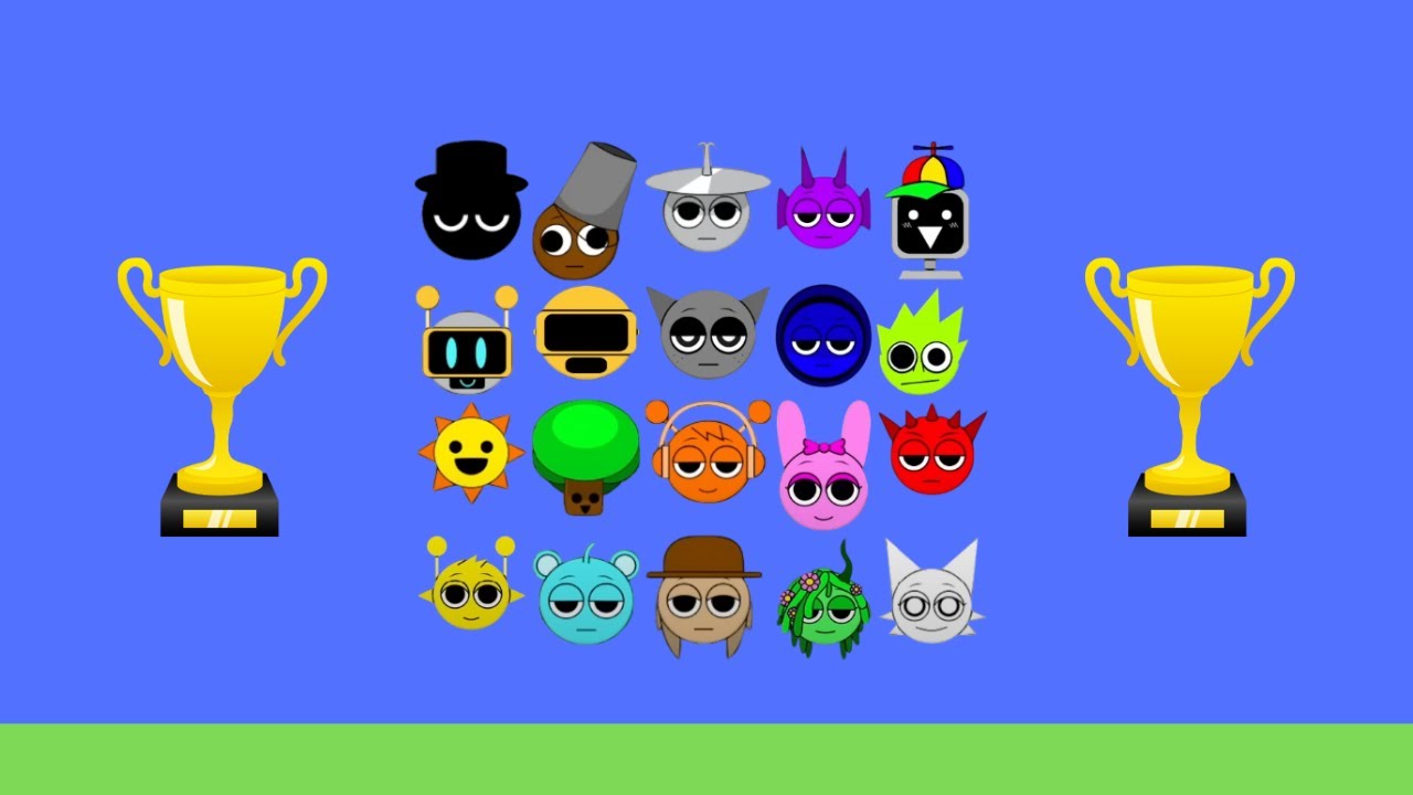 SPRUNKI Twin Marble Race #2 - Who will win? - YouTube