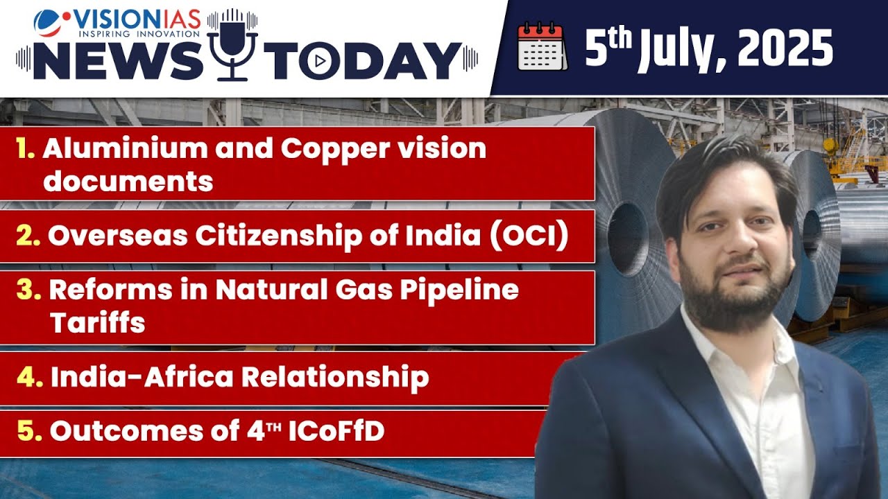 News Today | Daily Current Affairs | 5th July, 2025 - YouTube