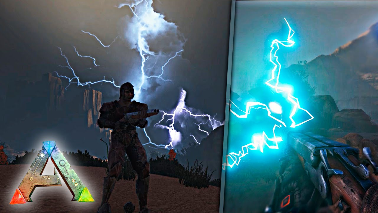 LA ESCOPETA ELÉCTRICA Y LA GRAN TORMENTA! - ARK: Scorched Earth #11 ...