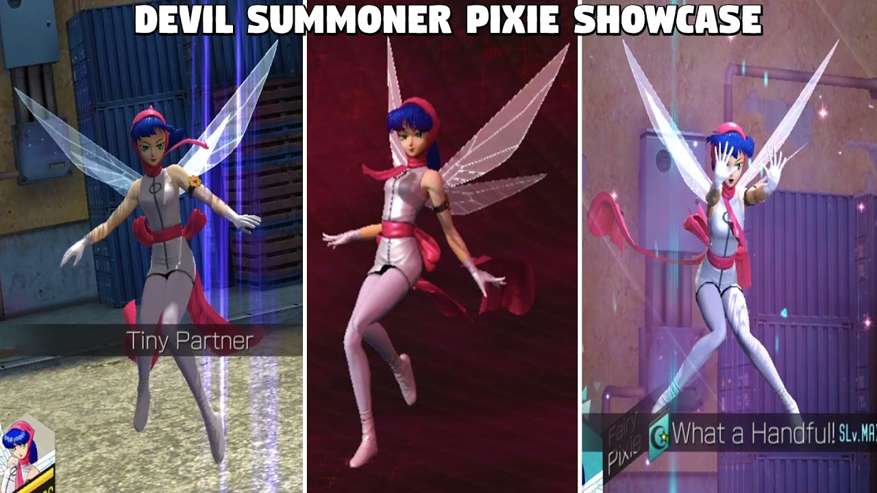 Shin Megami Tensei Dx2 - Devil Summoner Pixie Showcase - YouTube