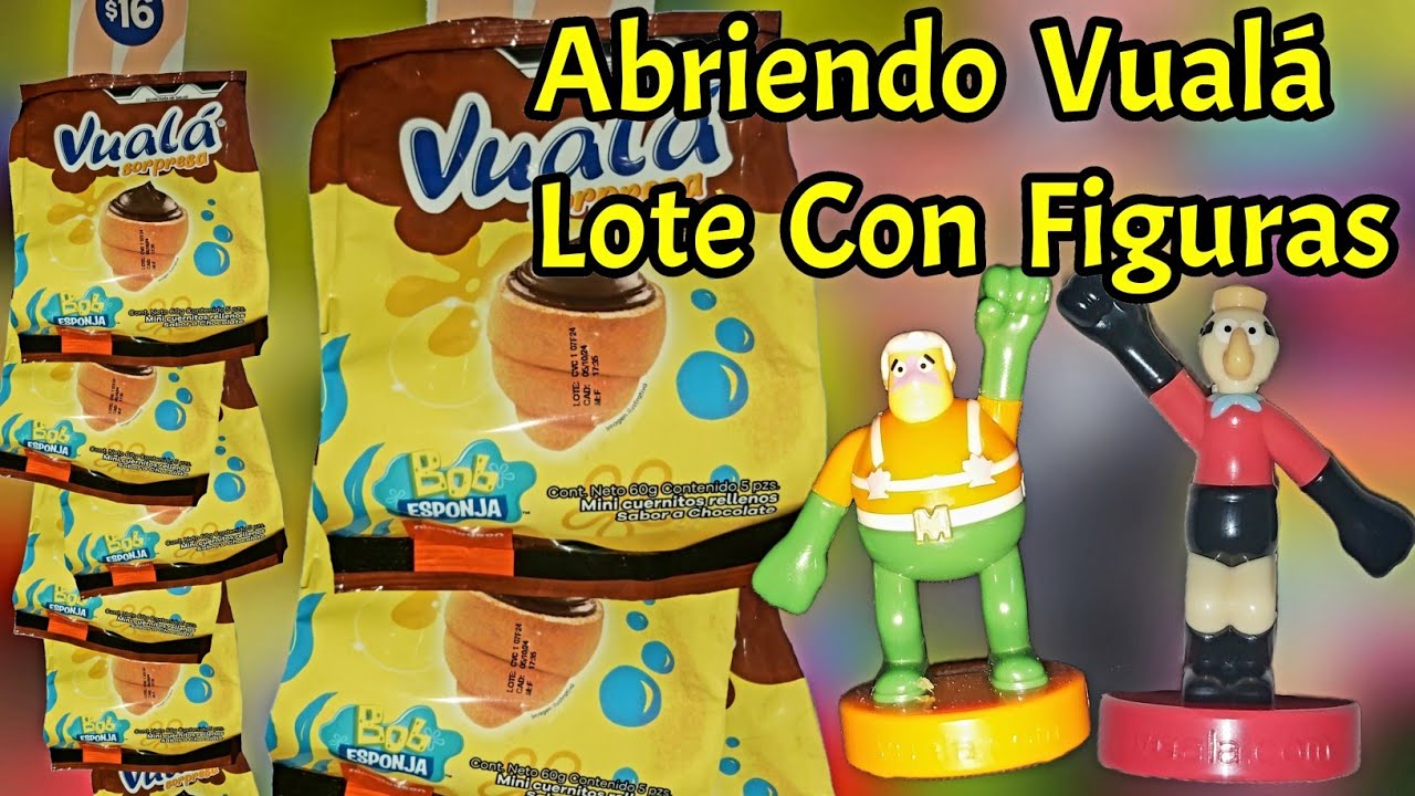 Abriendo Una Tira de Vualá Sorpresa Bob Esponja - YouTube