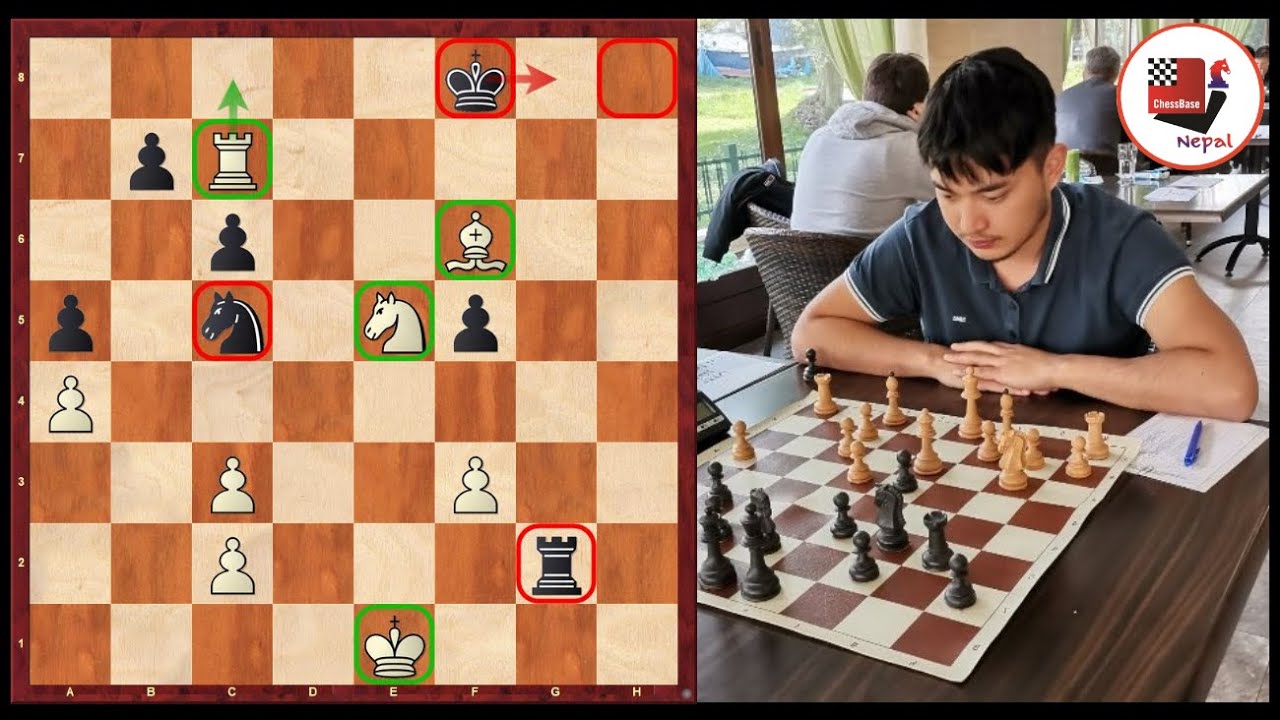 CM Bibek Thing beats International Master | Closed Sicilian | 3rd ...