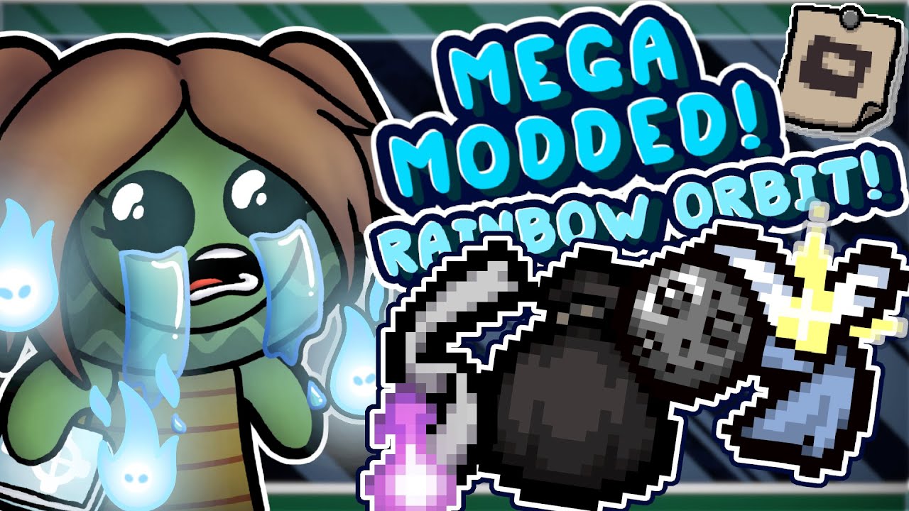 RAINBOW ORBIT OF POWER! - Mega Modded The Binding of Isaac Repentance ...