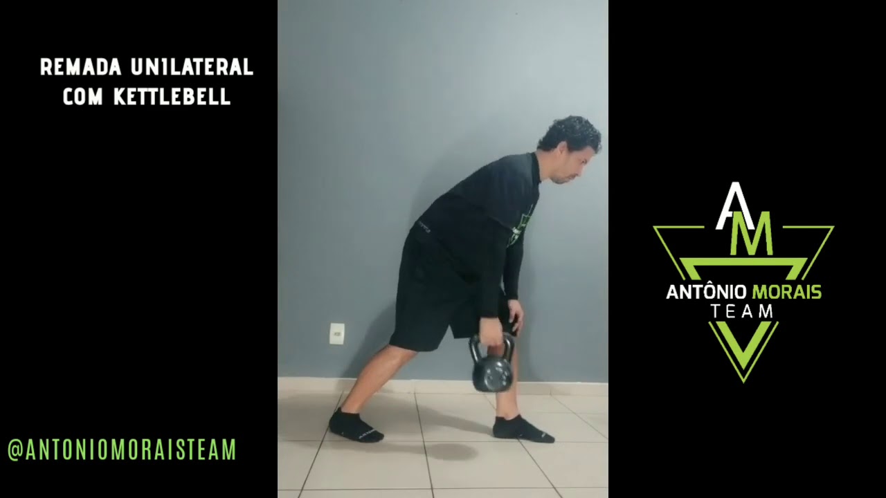 Remada Unilateral com Kettlebell - YouTube