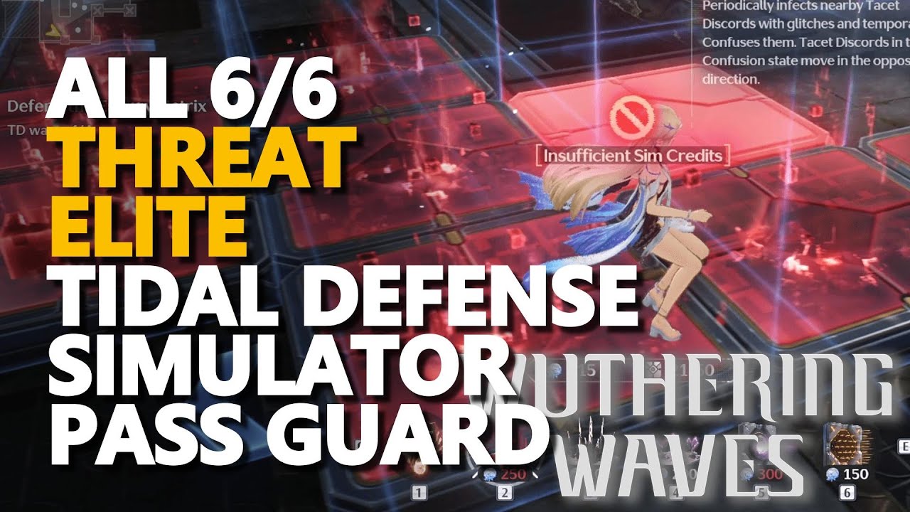 All Tidal Defense Simulator Pass Guard - Threat Elite Wuthering Waves ...