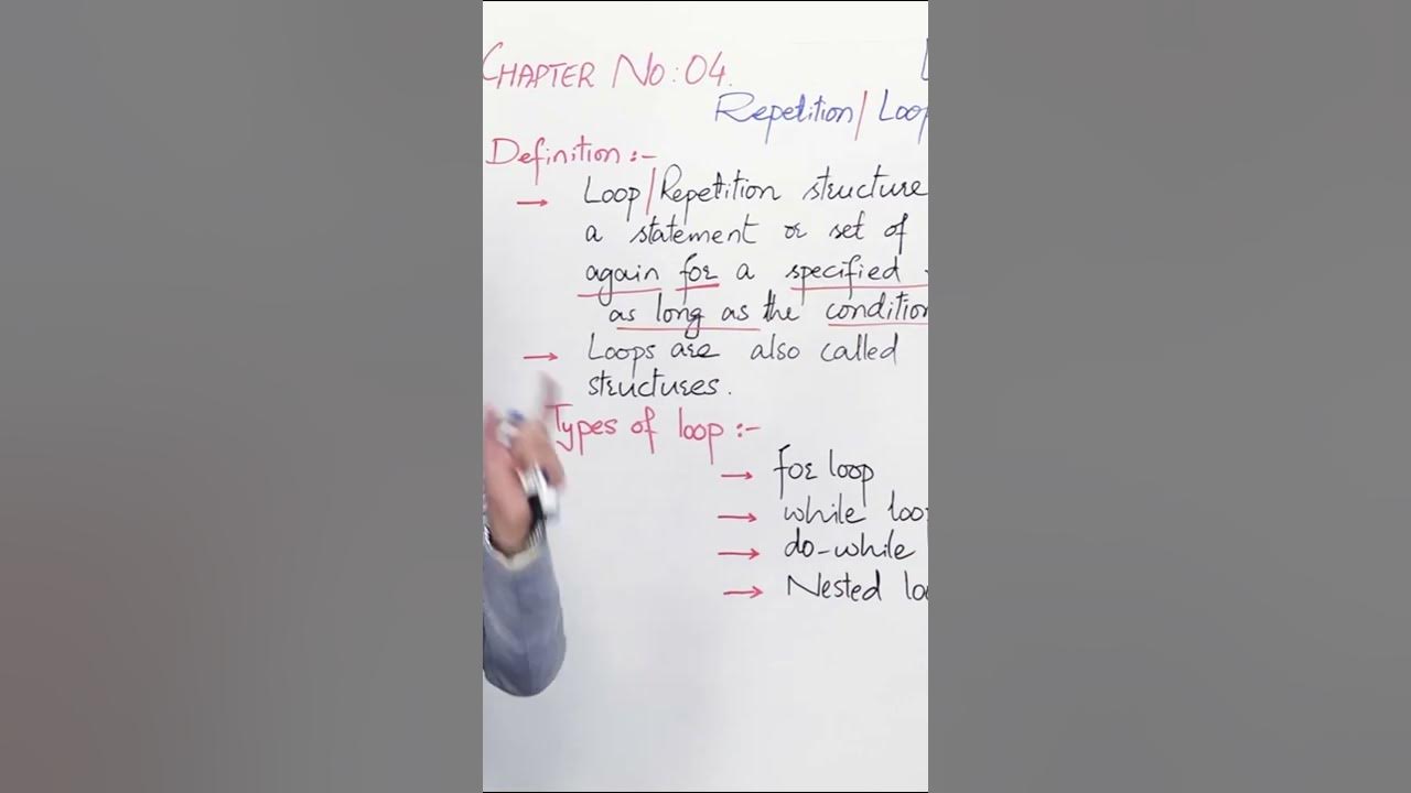 PGC lectures-Inter Part 2-KPK Board-Computer Science-Chapter 4-Loop Structure for loop Syntax ...