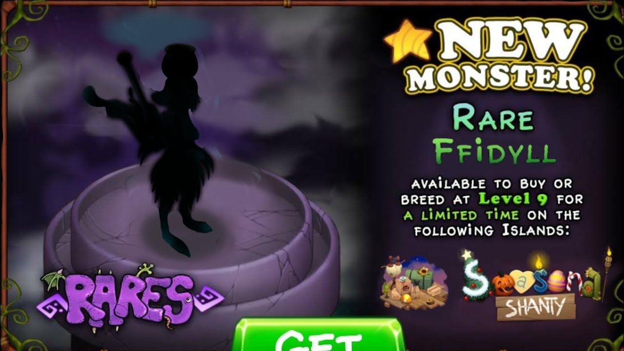 Rare Ffidyll my singing monsters (Animated) - YouTube