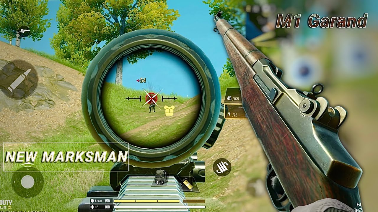 M1 GARAND BETTER than SKS? | NEW M1 GARAND GAMEPLAY CODM BR | CODM BR ...