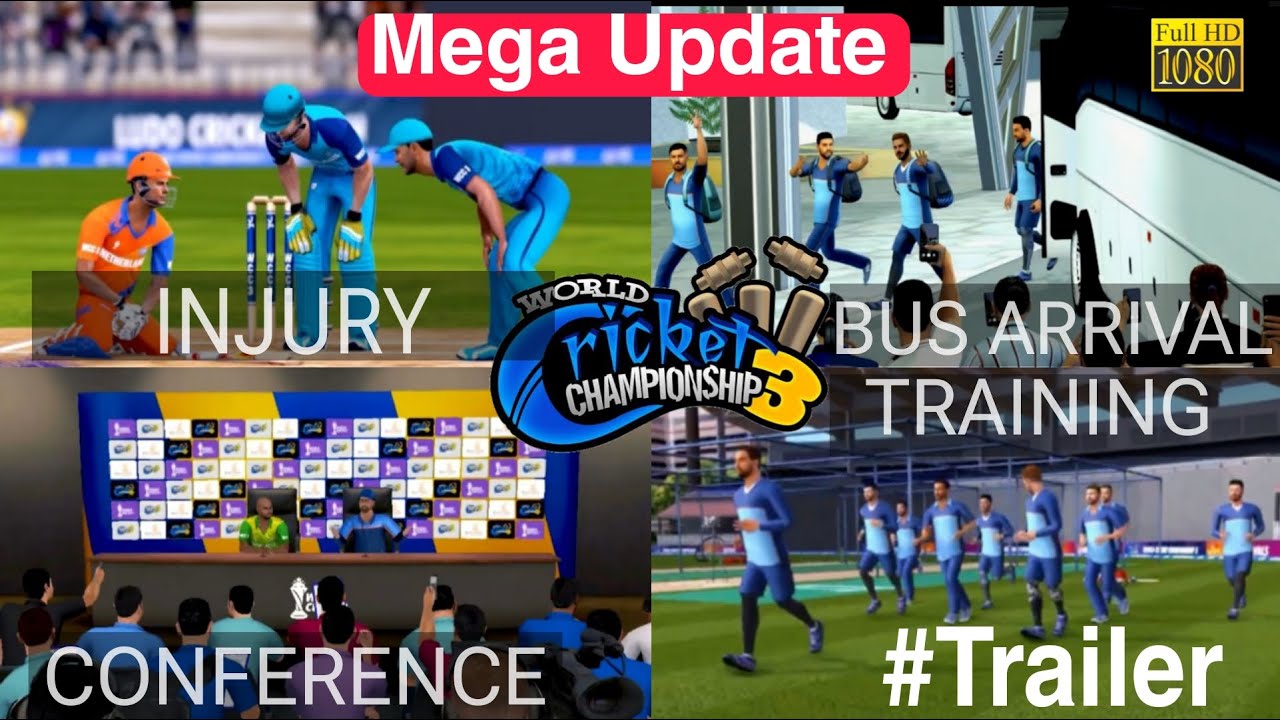 WCC 3 Mega Update Trailer | Press Conference | New Injury, Bus Arrival ...